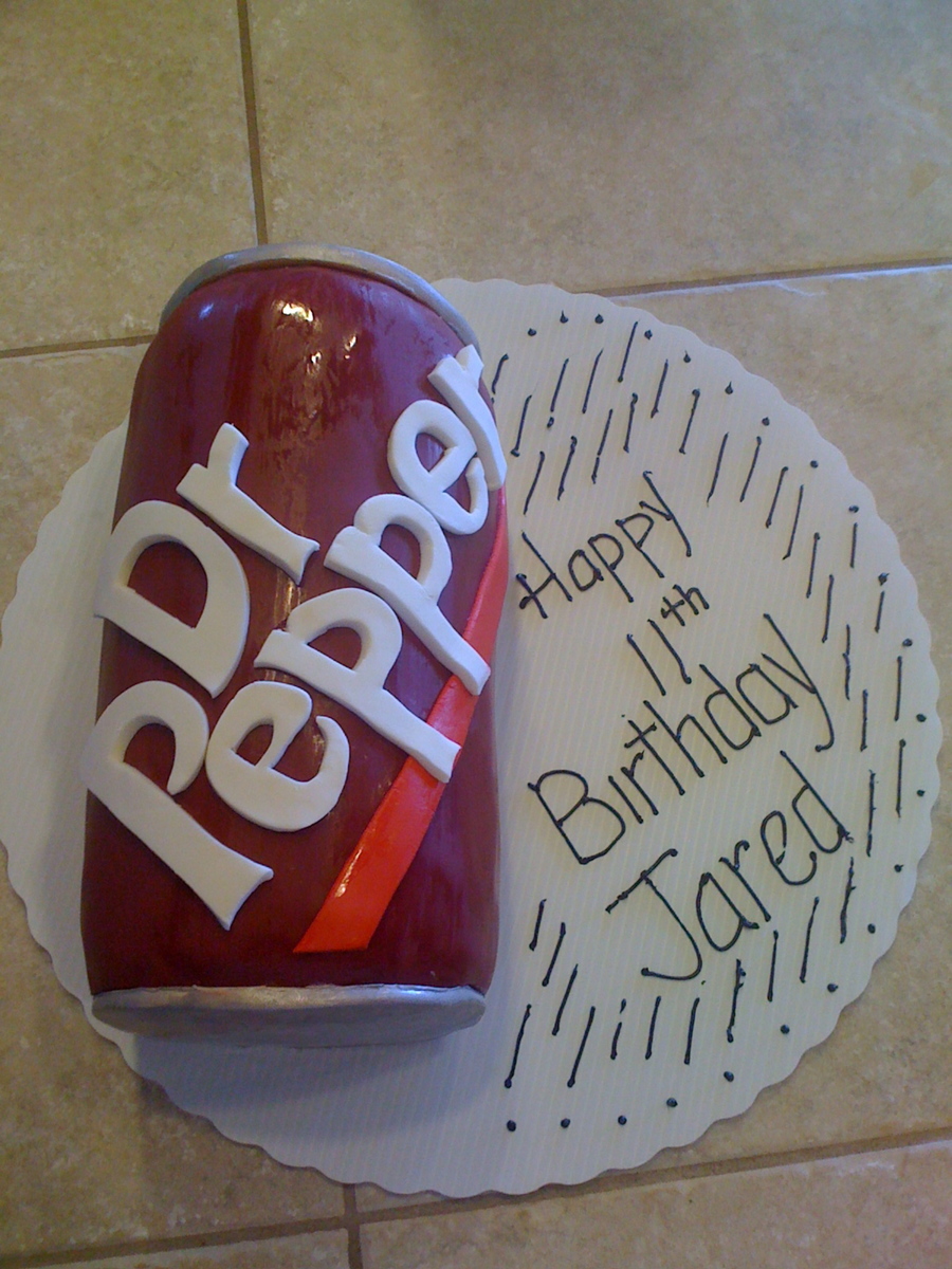 Dr. Pepper Birthday Cake - CakeCentral.com