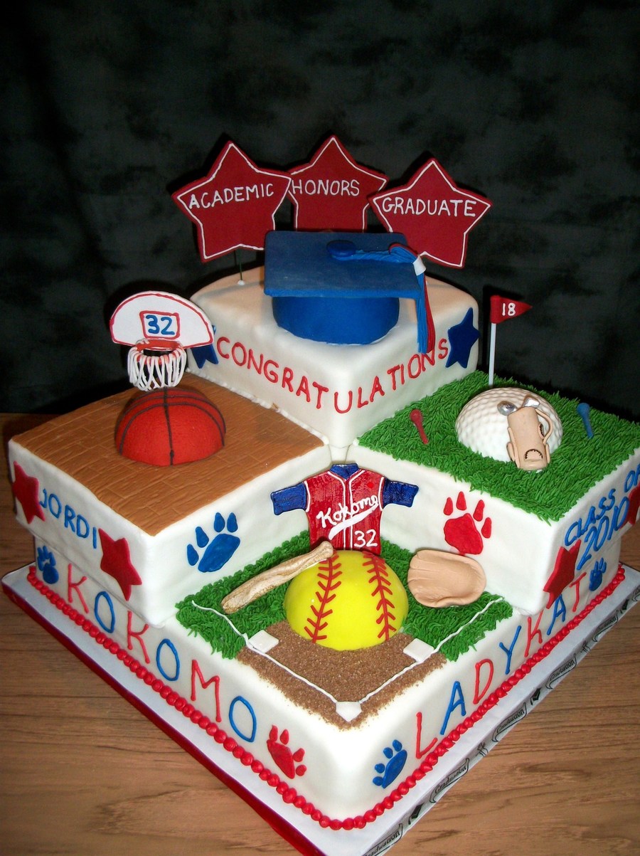 Multi-Sport Graduation - CakeCentral.com