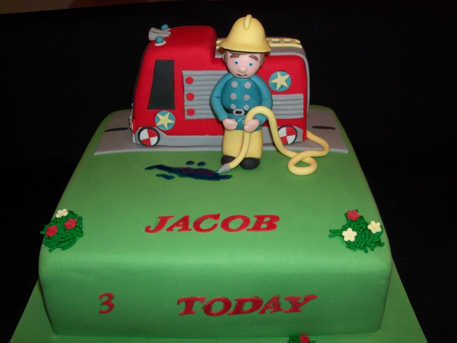 Fireman Sam Birthday Cake - CakeCentral.com
