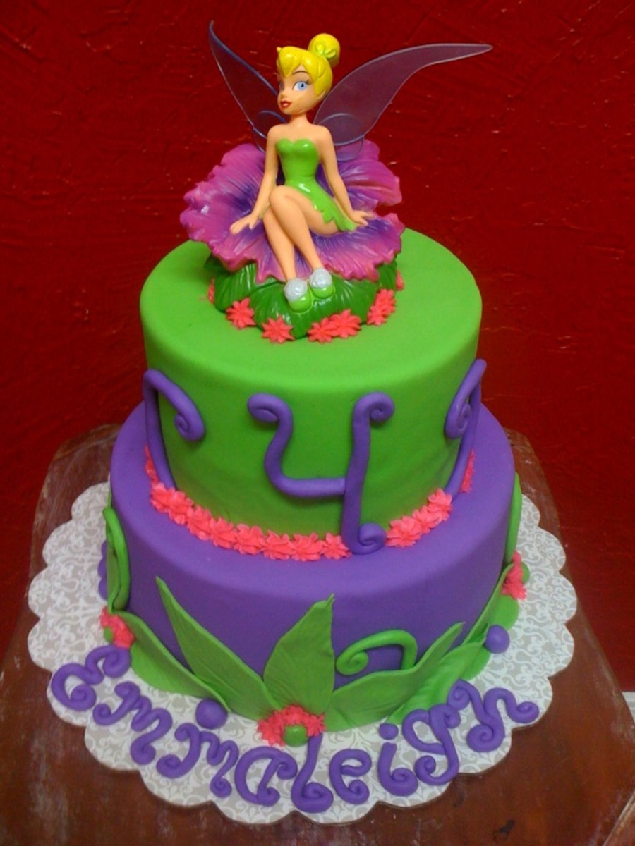 Tinkerbell Cake - CakeCentral.com