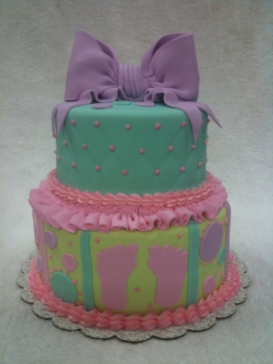 Baby Shower Multi Colors - CakeCentral.com