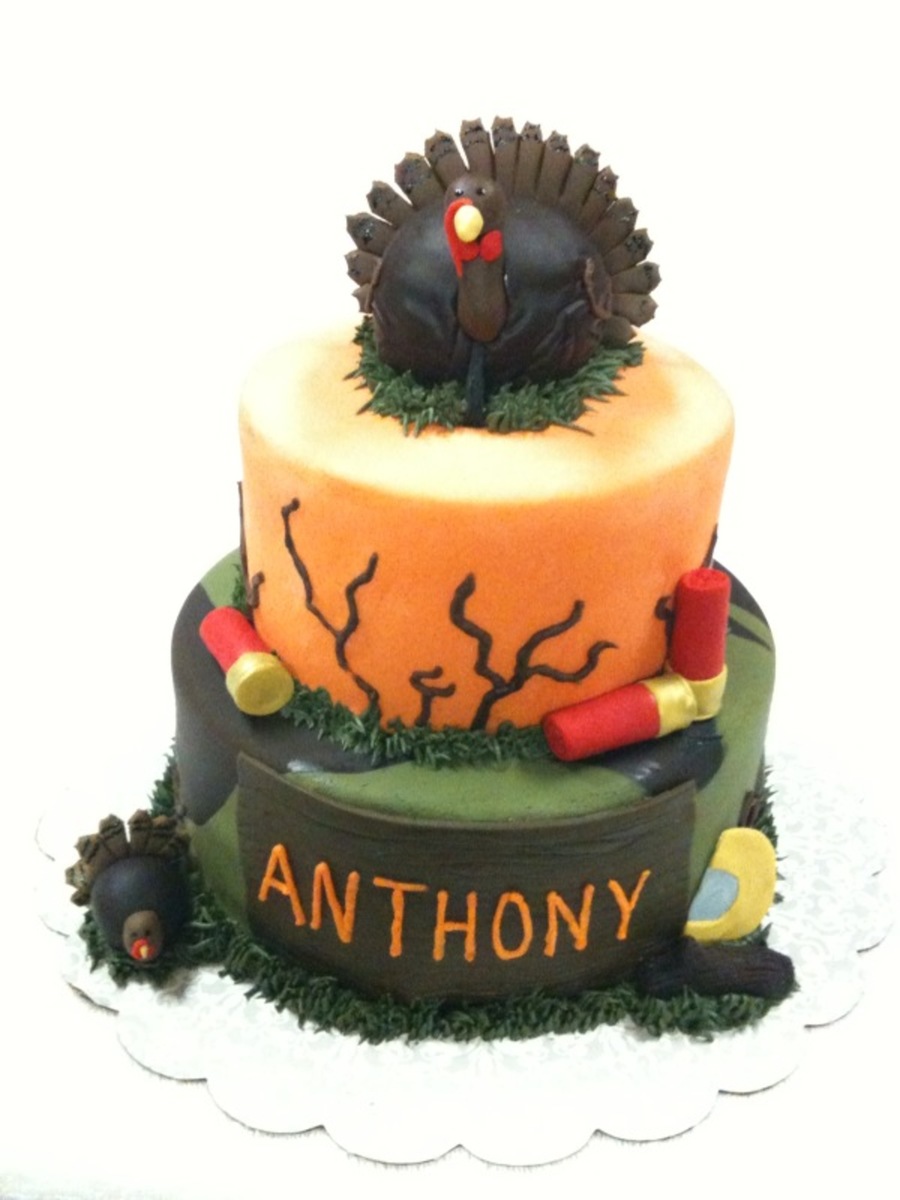 Turkey Hunting Cake - CakeCentral.com