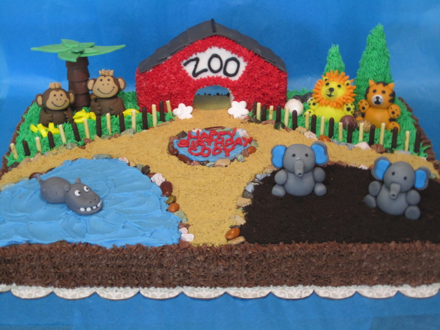 Zoo Cake - CakeCentral.com
