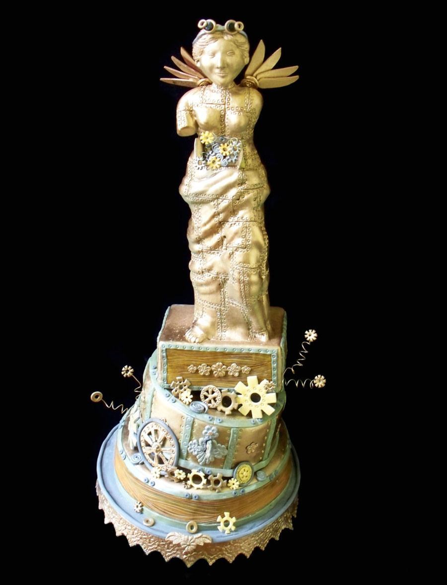 Steampunk Venus De Milo - CakeCentral.com