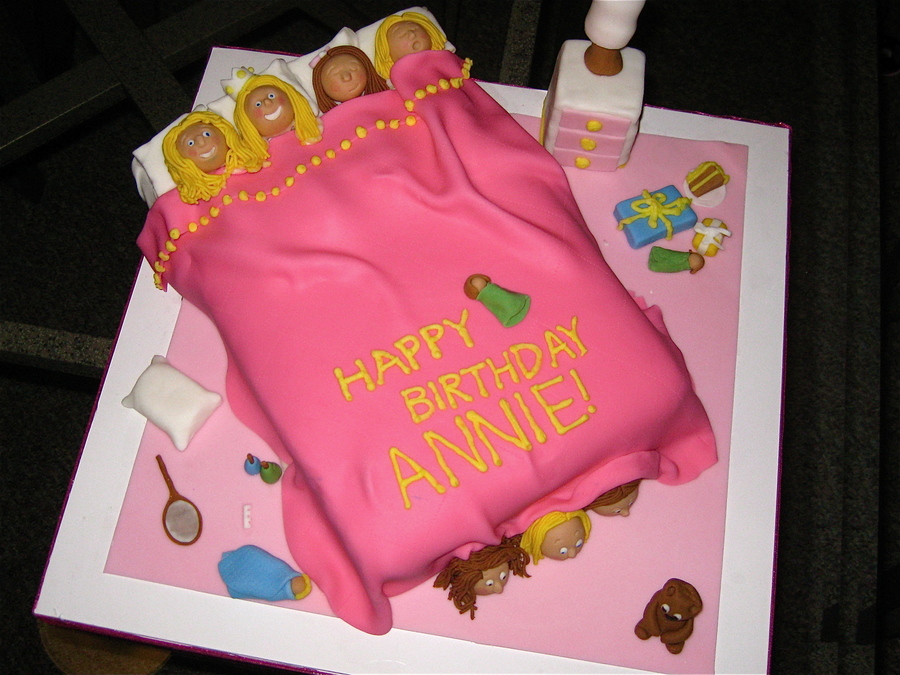 Slumber Party Cake - CakeCentral.com