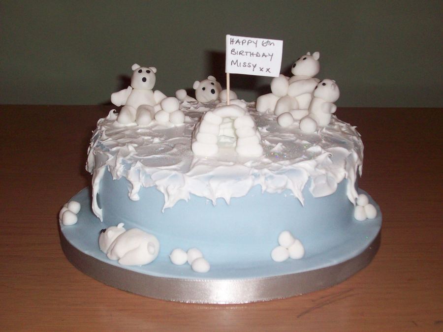 Polar Bear Cake - CakeCentral.com