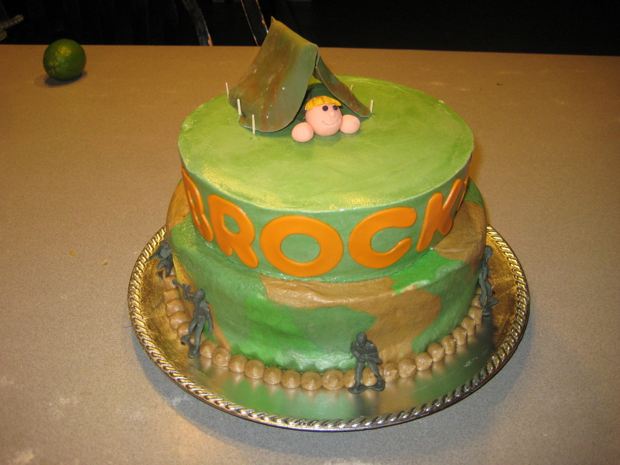 Camo Cake - CakeCentral.com