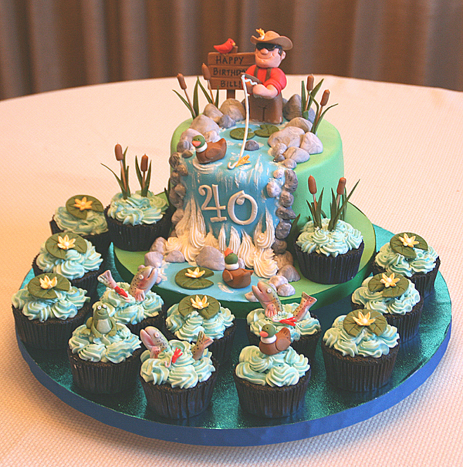 Fly Fishing Cake - CakeCentral.com