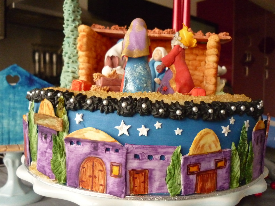 Nativity Cake - CakeCentral.com