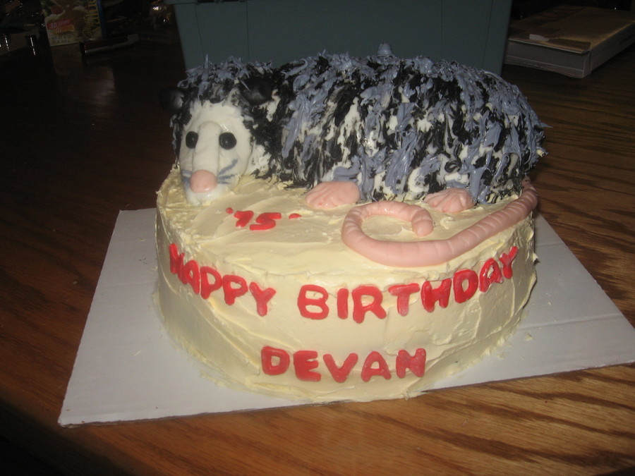 Opossum Cake - CakeCentral.com