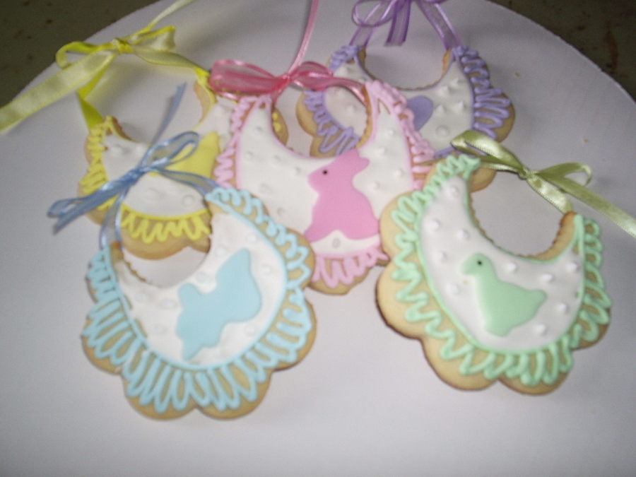 Baby Bib Cookies - CakeCentral.com