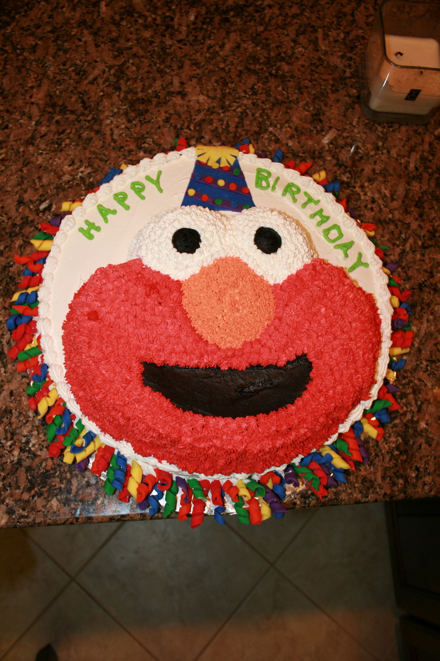 Elmo Birthday Cake - CakeCentral.com