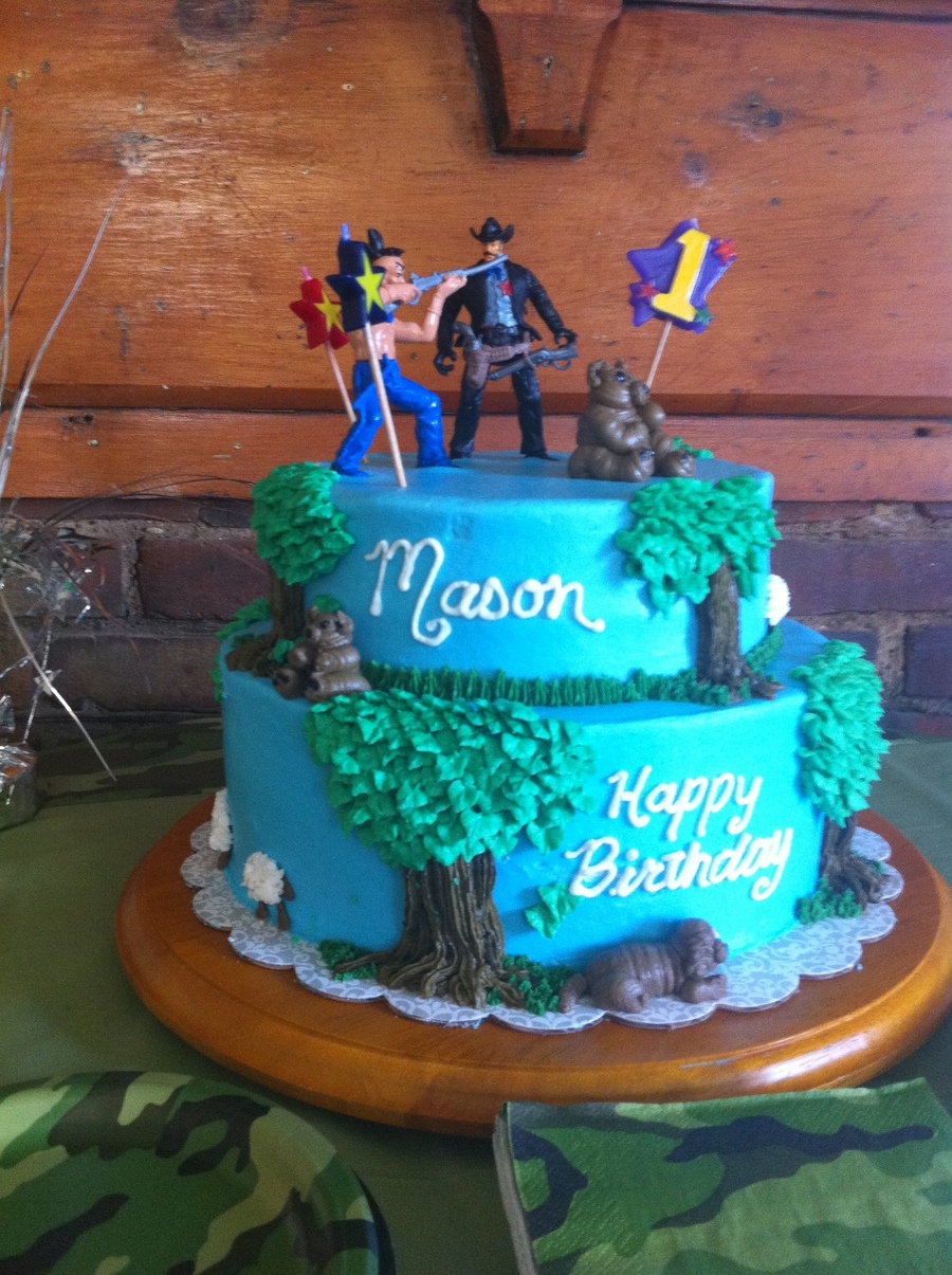 Mason's 1St Birthday Cake - CakeCentral.com