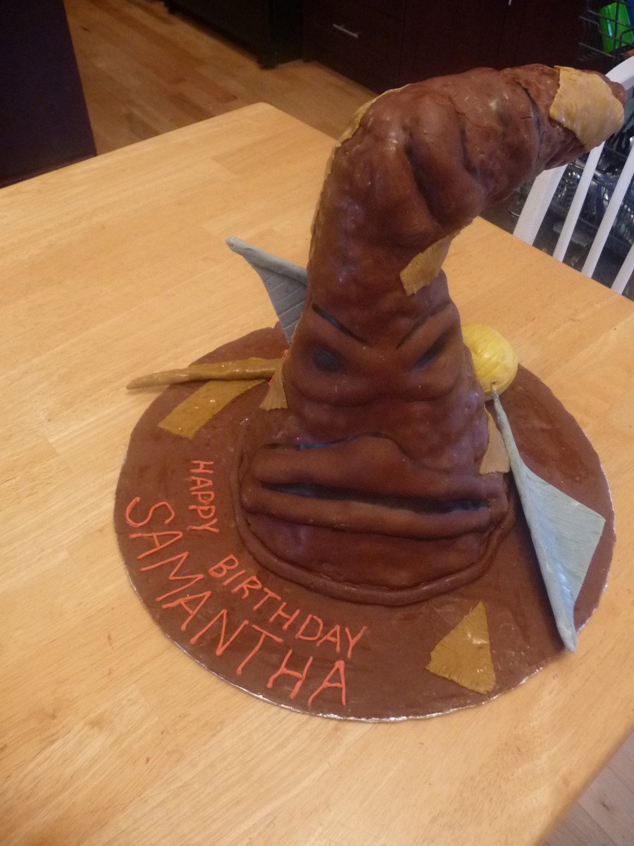 Harry Potter Sorting Hat Cake - CakeCentral.com