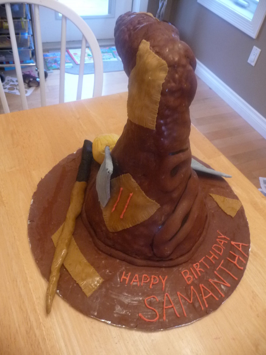 Harry Potter Sorting Hat Cake - CakeCentral.com