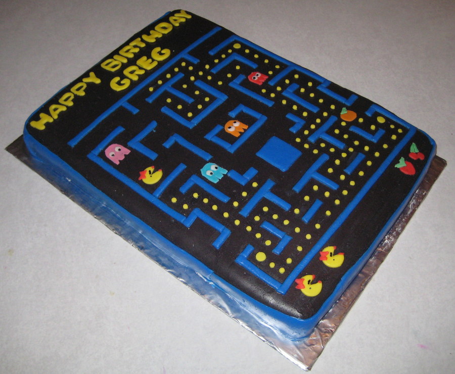 Ms. Pac-Man Cake - CakeCentral.com