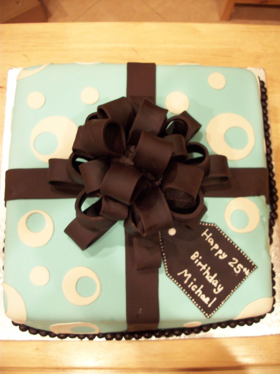 Chic Present Birthday Cake - CakeCentral.com