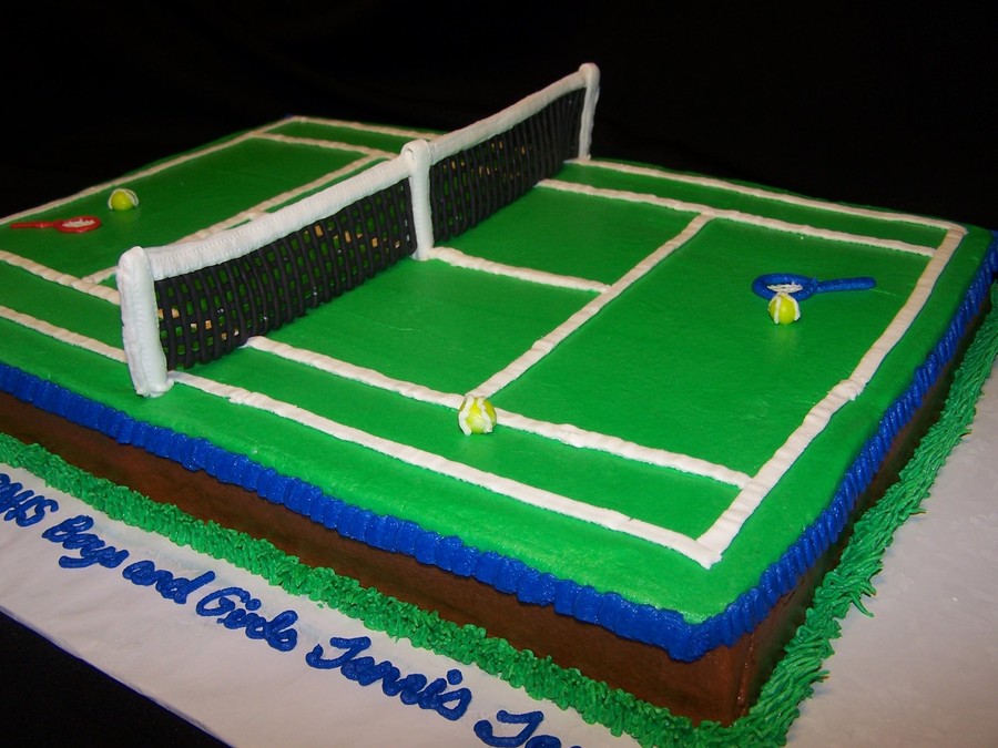 Tennis Court - CakeCentral.com