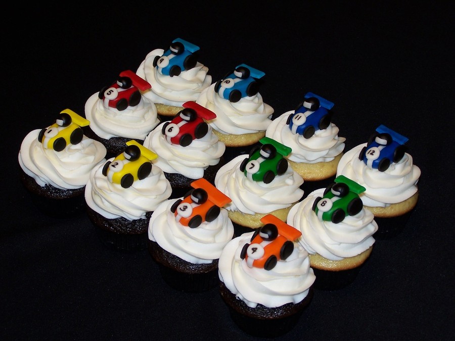 Race Car Cupcakes - CakeCentral.com