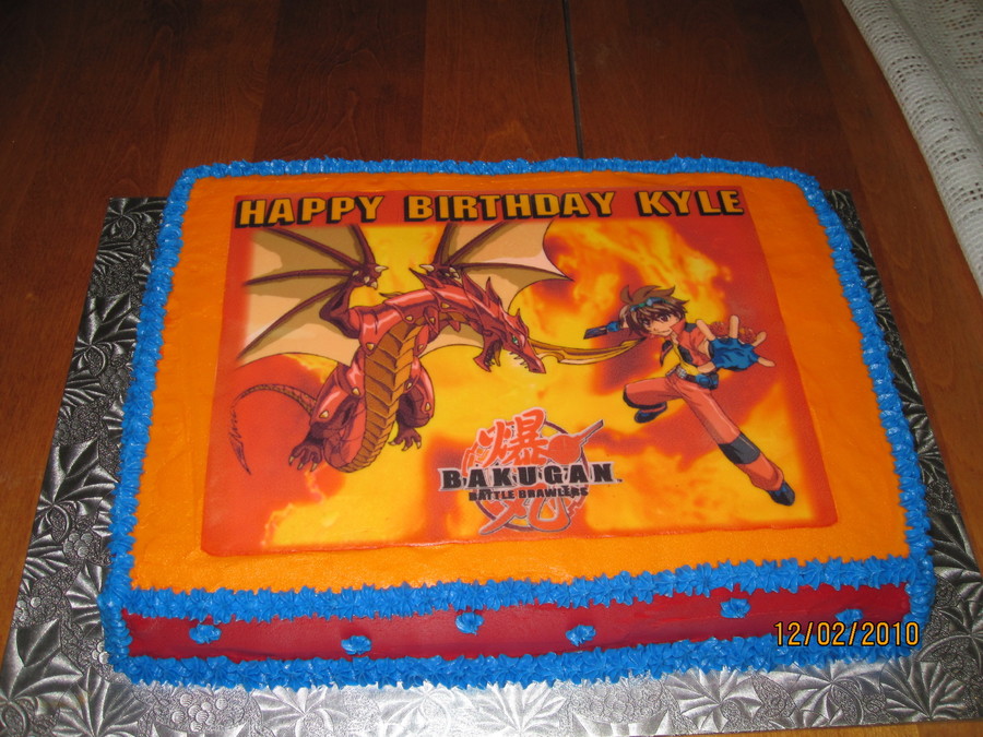 Bakugan Cake - CakeCentral.com