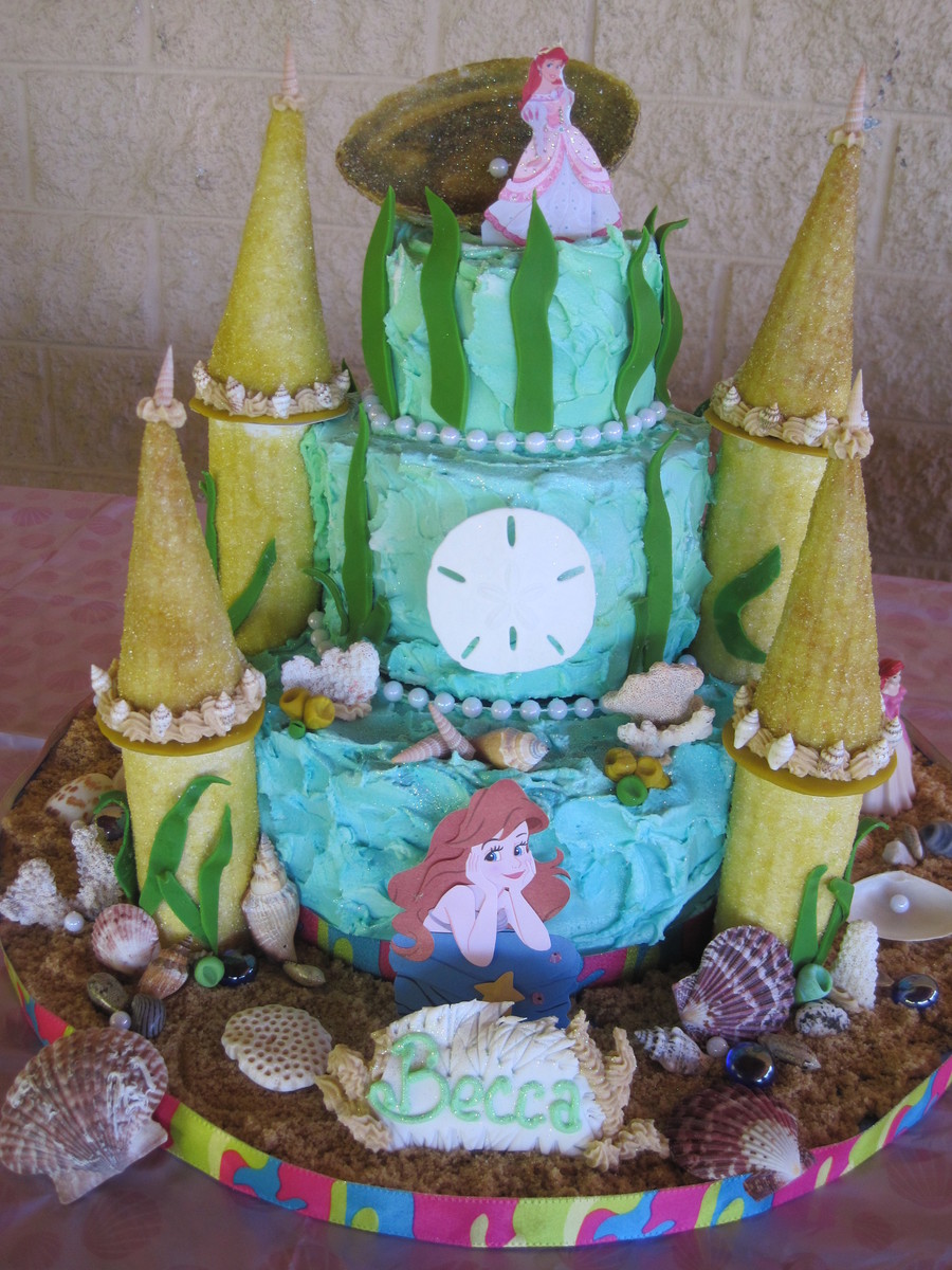 Undersea Castle Cake - CakeCentral.com