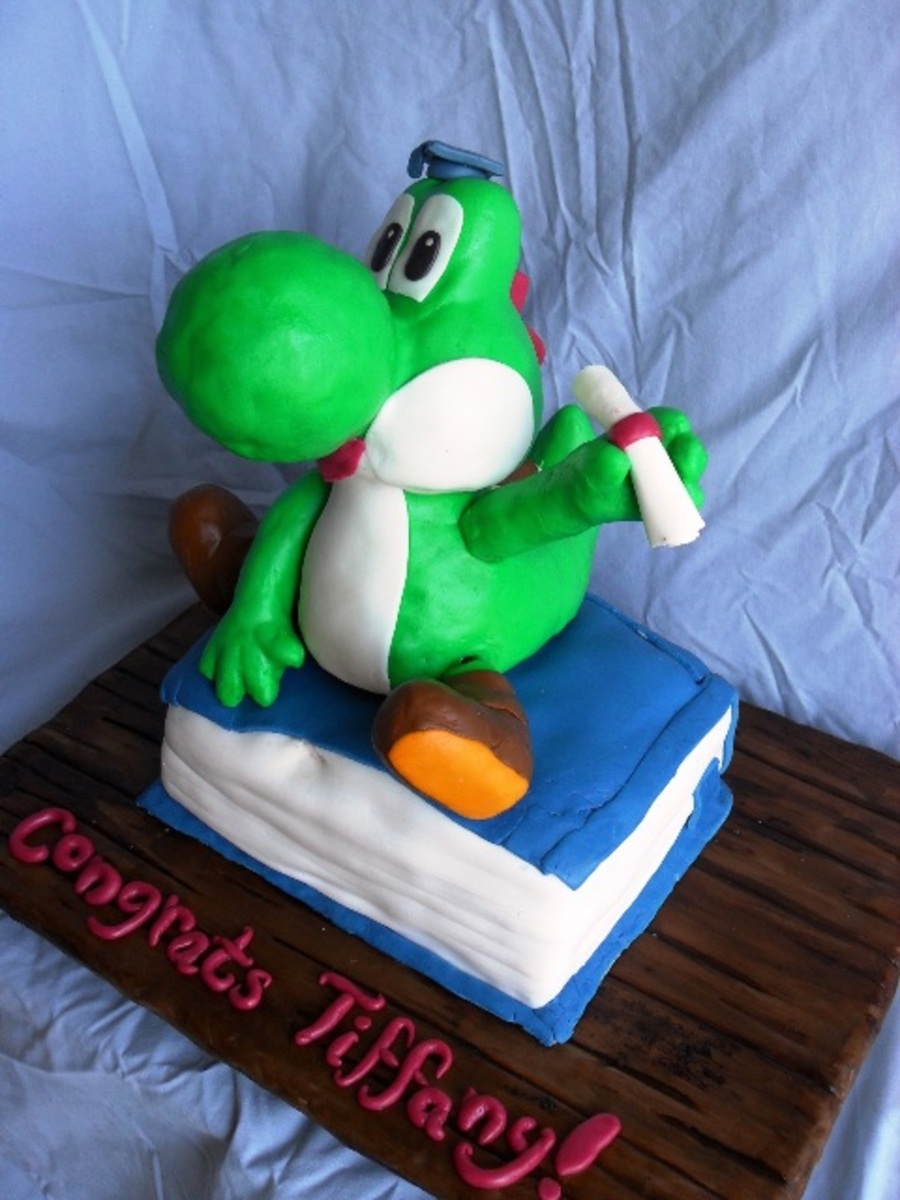 Yoshi Graduation - CakeCentral.com