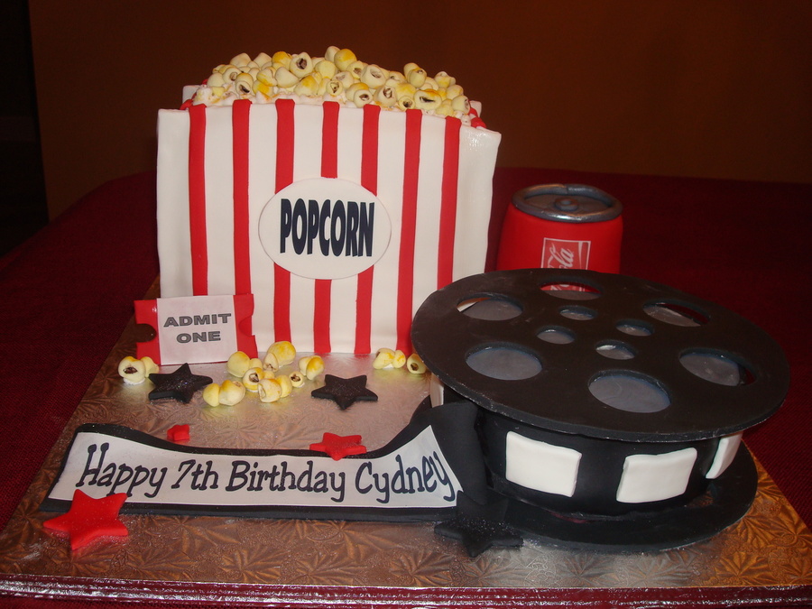 Movie Night Cake - CakeCentral.com