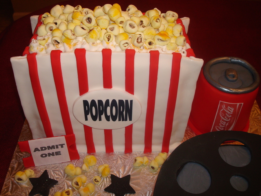 Movie Night Cake - CakeCentral.com