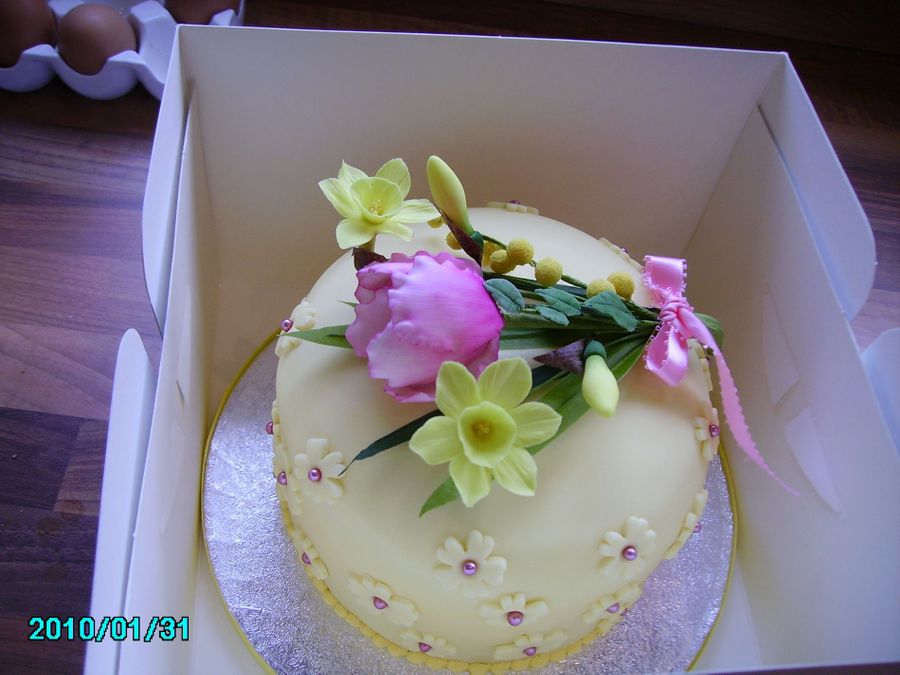 Spring Flowers - CakeCentral.com