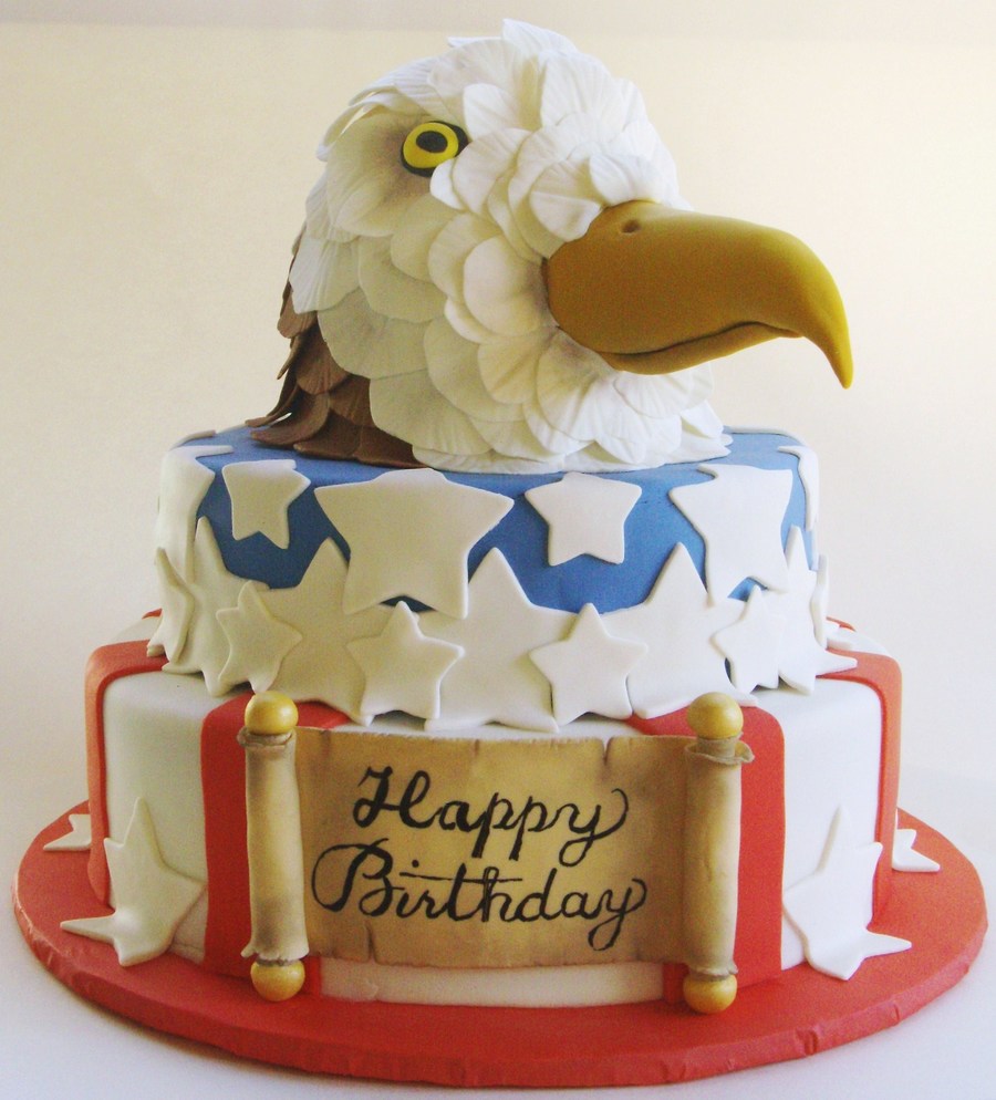 Patriotic Birthday Cake - CakeCentral.com