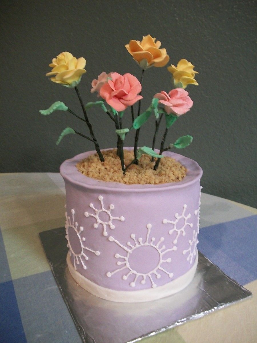 Flower Pot - CakeCentral.com