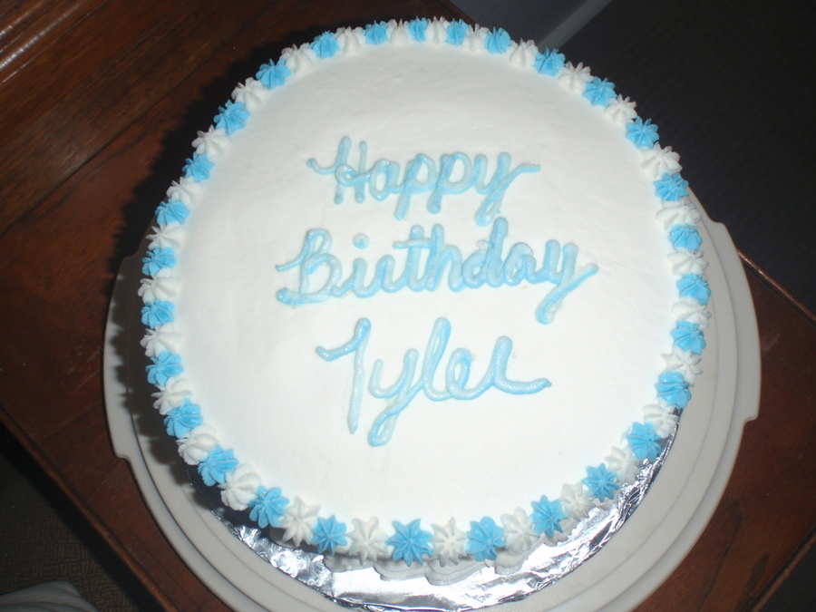 Basic Birthday Cake - CakeCentral.com