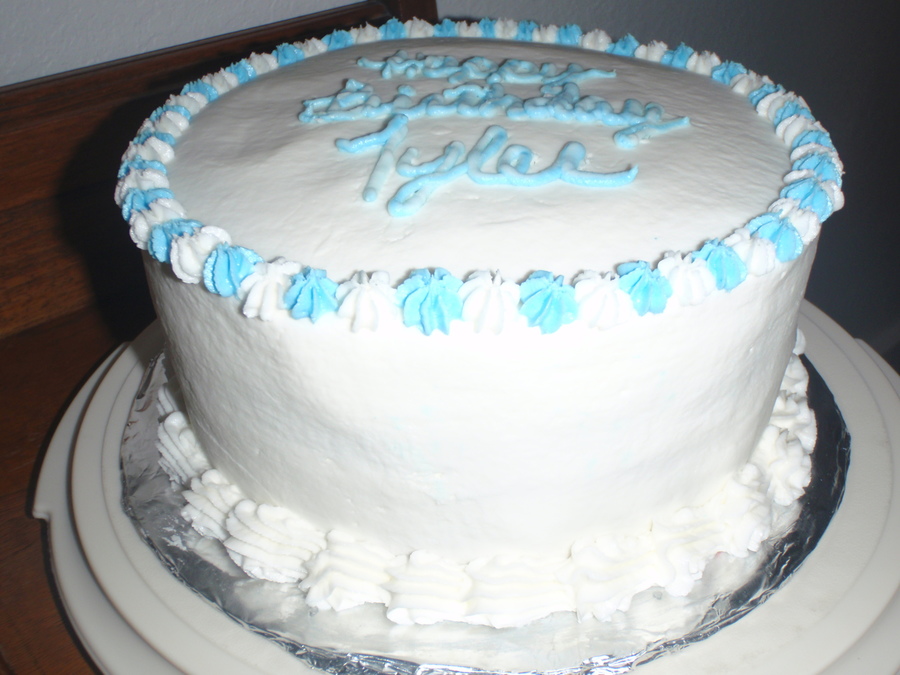 Basic Birthday Cake - CakeCentral.com