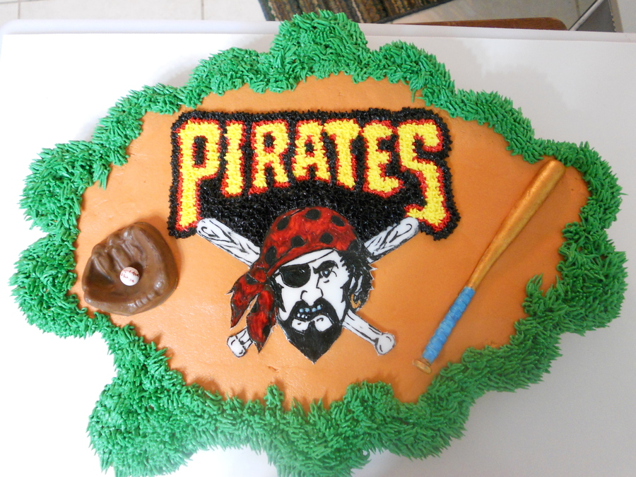 Pirates Logo Cupcake Cake - CakeCentral.com