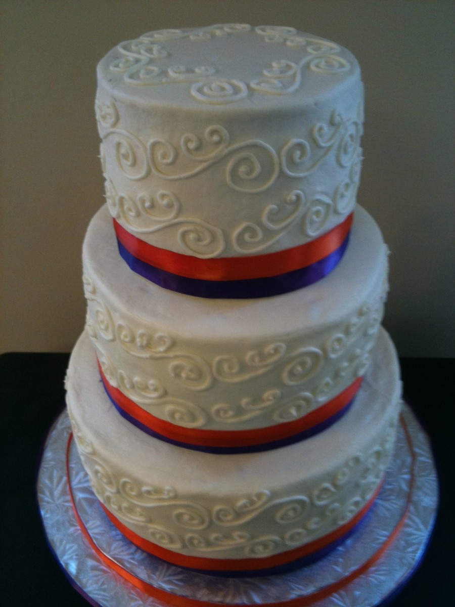 Practice Wedding Cake - CakeCentral.com