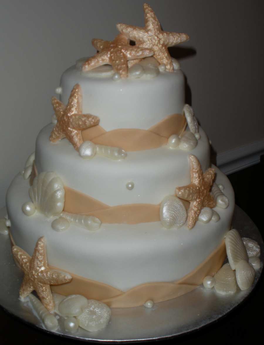 Beach Wedding - CakeCentral.com