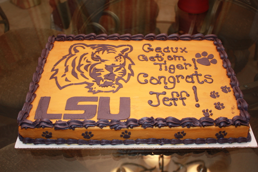 Lsu Cake - CakeCentral.com