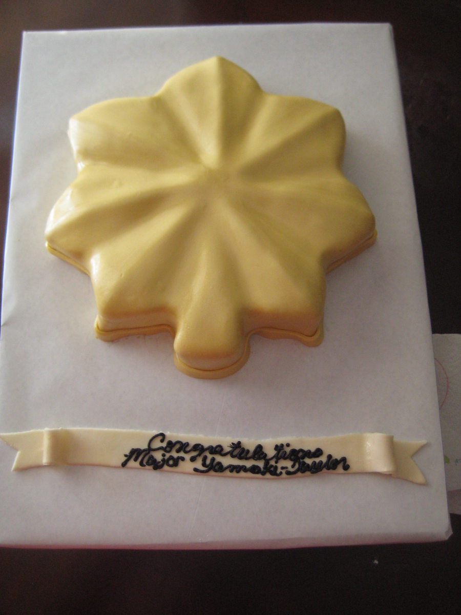 Army Promotion Cake(Major) - CakeCentral.com
