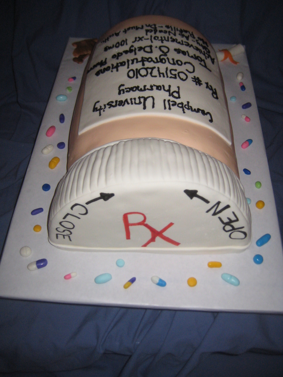 Rx Pill Bottle - CakeCentral.com