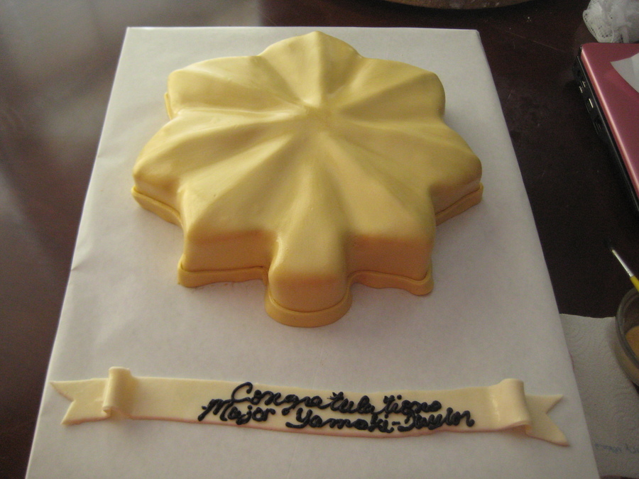 Army Promotion Cake(Major) - CakeCentral.com