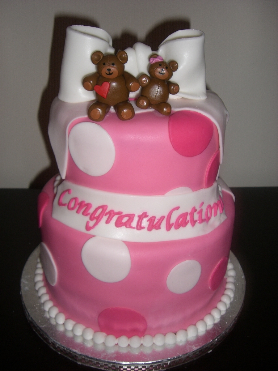 "big Brother, Baby Sister" Baby Shower Cake - CakeCentral.com
