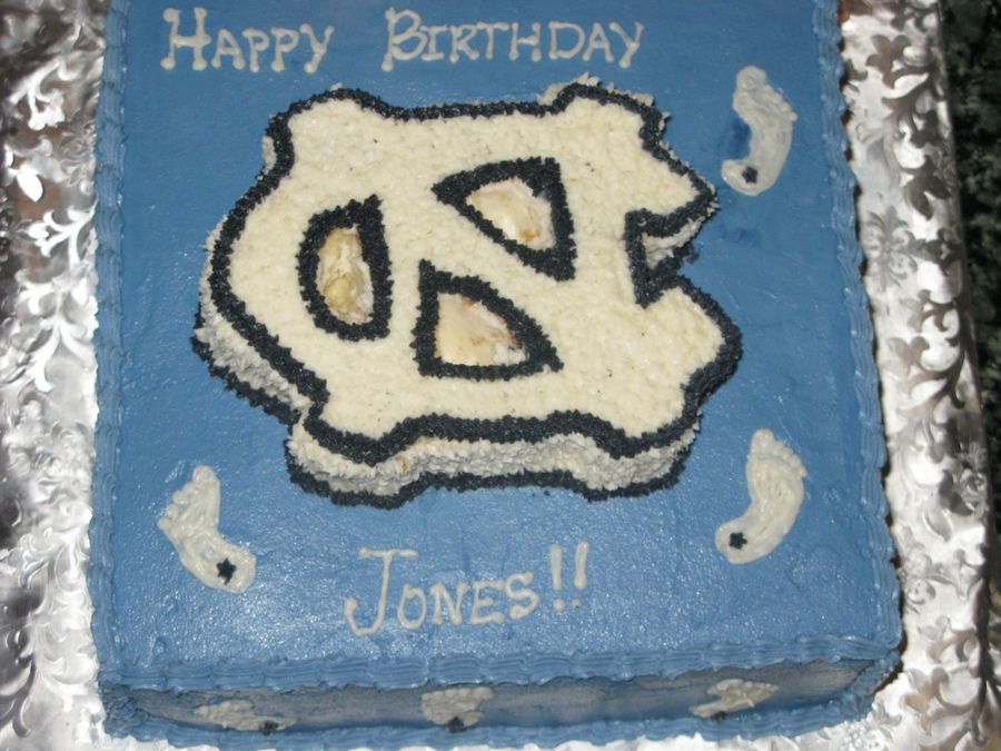 North Carolina Tarheels Birthday Cake - CakeCentral.com