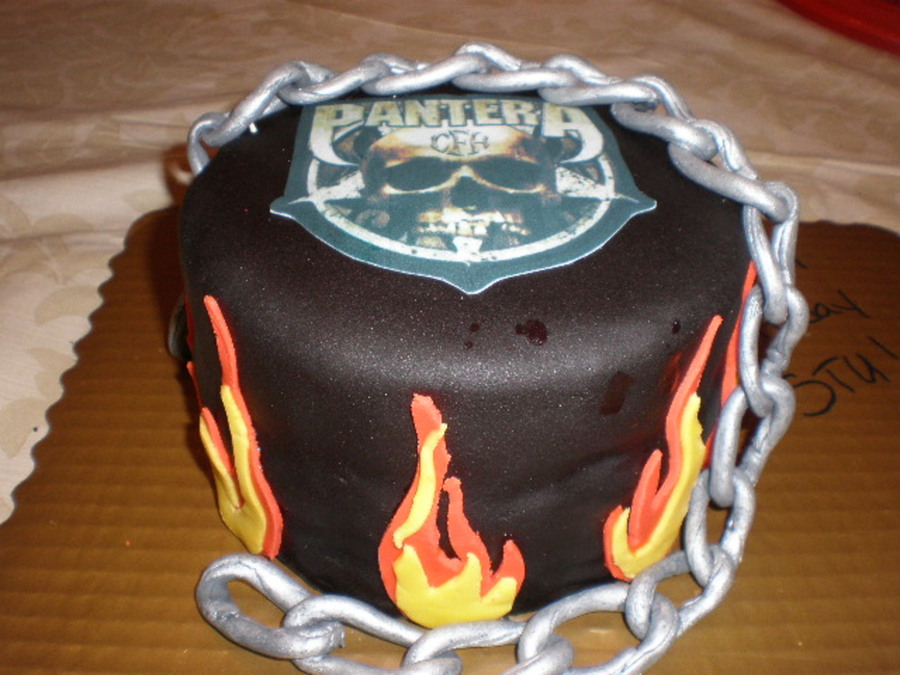 Pantera Birthday Cake - CakeCentral.com