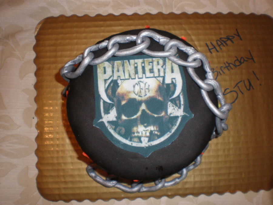 Pantera Birthday Cake - CakeCentral.com