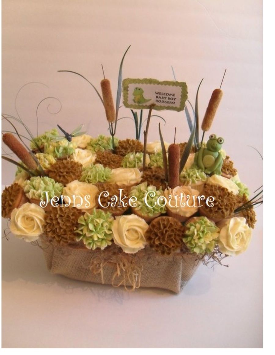 Bayou Themed Shower Bouquet - CakeCentral.com