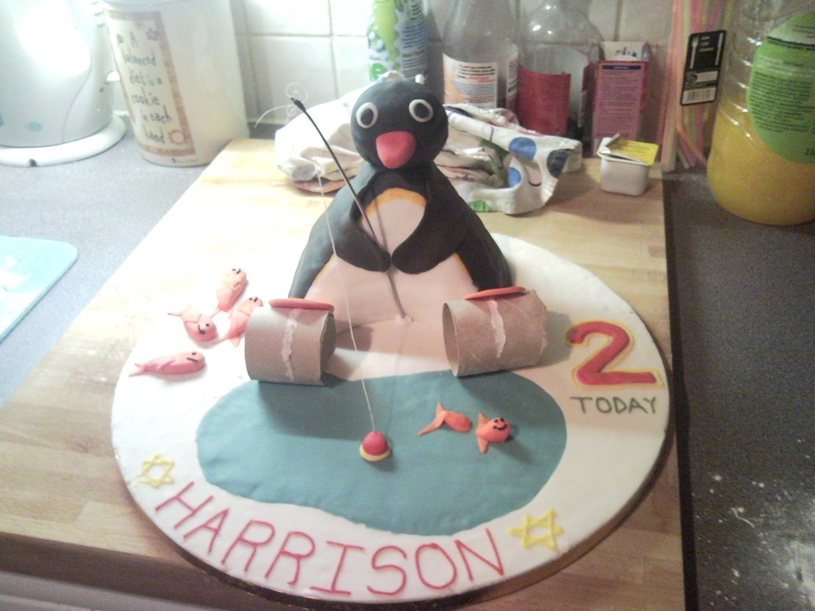 Pingu 2Nd Birthday Cake - CakeCentral.com