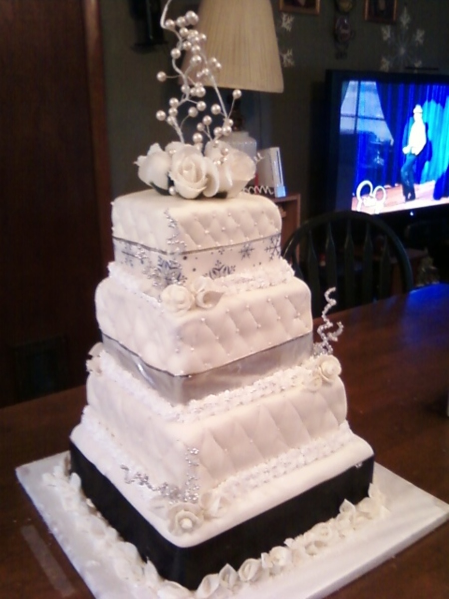 My Daughters Wedding Cake - CakeCentral.com