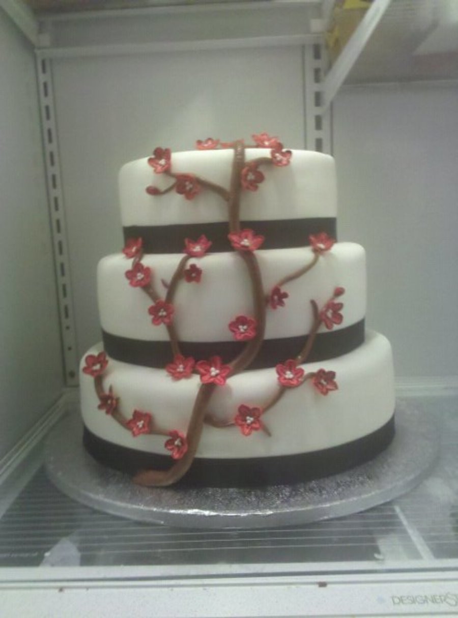 2Nd Wedding Cake - CakeCentral.com