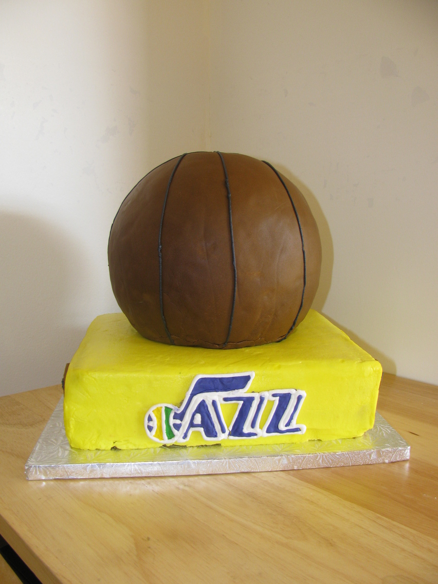 Utah Jazz Cake - CakeCentral.com