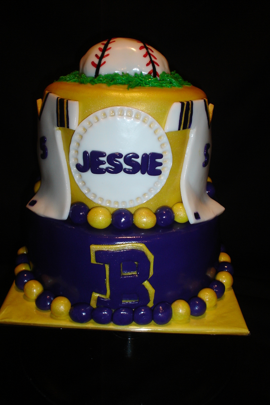 Softball Cake - CakeCentral.com